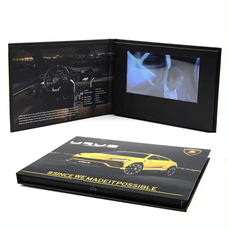 7" Touch Screen Video Brochure with Custom Printing - Funsuper