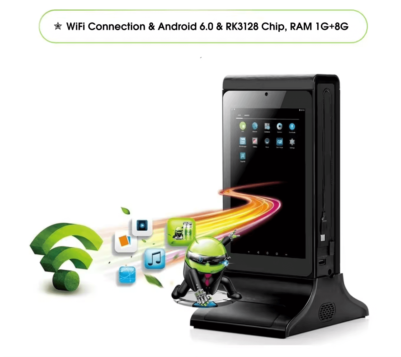Dual Screen WiFi Table Advertising Player FYD-835SD | Funsuper