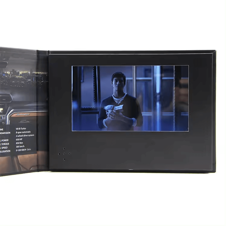 7" Touch Screen Video Brochure with Custom Printing - Funsuper