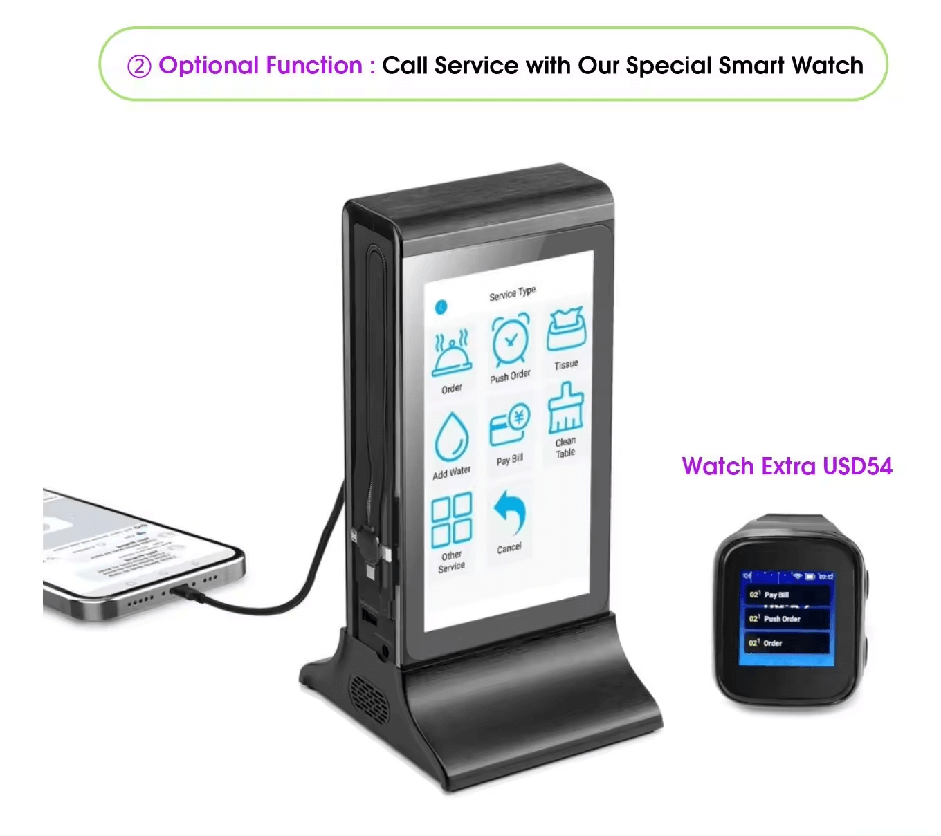 Dual Screen WiFi Table Advertising Player FYD-835SD | Funsuper